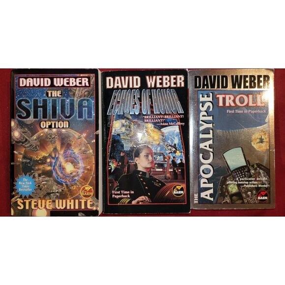 Source Unknown | Other | David Weber Set Of 3 Book The Shiva Option ...